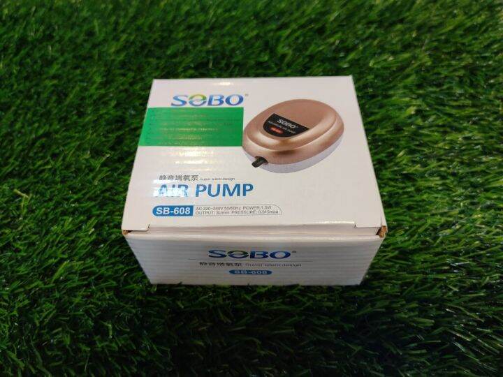 SOBO SB-608 ปั๊มลม 3L/min กำลังไฟ 1.5W pressure 0.015 mpa | Lazada.co.th