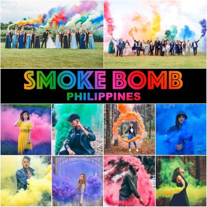 COD Imported Smoke Bomb Color Smoke for Wedding Gender Reveal ...