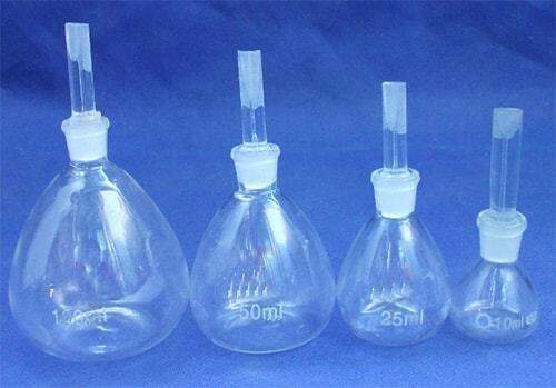 5ml PYCNOMETER DENSITY BOTTLE, WITH ONE GROUND CAPILLARY STOPPER, HIGH ...