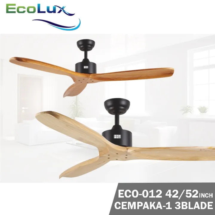 ECOLUX ECO-012 CEMPAKA-1 52IN-42 KIPAS ANGIN/KIPAS BALING/KIPAS PLAFON | Lazada Indonesia