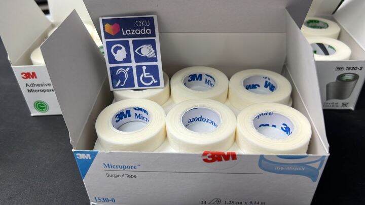 3M Micropore Surgical Tape Pelekat Pita Luka Without Dispenser (refill ...