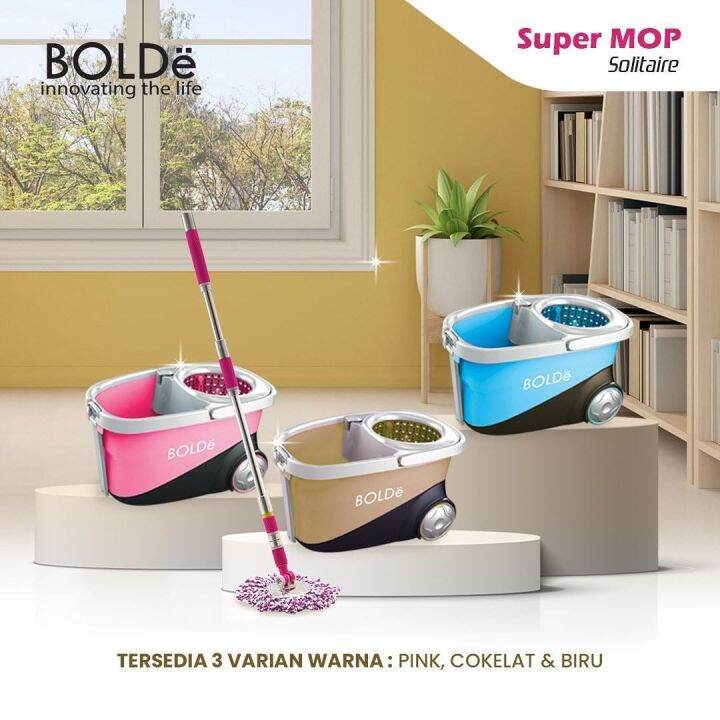 (FREE BUBBLE WRAP) BOLDE SUPER MOP SOLITAIRE - ALAT PEL OTOMATIS | Lazada Indonesia