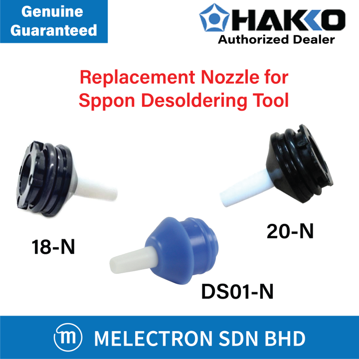 HAKKO Replacement Nozzle for Sppon Desoldering Tool ( 18 / 18G / 20 / 20G / DS01P ) | Lazada