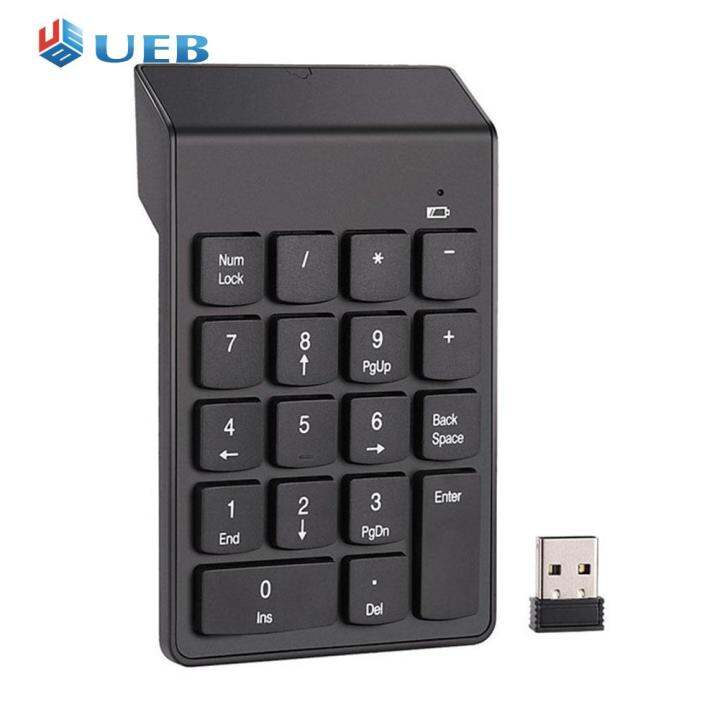 18 Keys 2.4G ปุ่มกดตัวเลขแล็ปท็อปแท็บเล็ตดิจิตอลไร้สาย Numpad Keyboard | Lazada.co.th