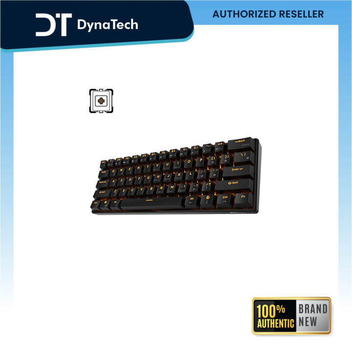 RK Royal Kludge RK61 Wired / Wireless RGB 60% Compact 61-Keys Black ...