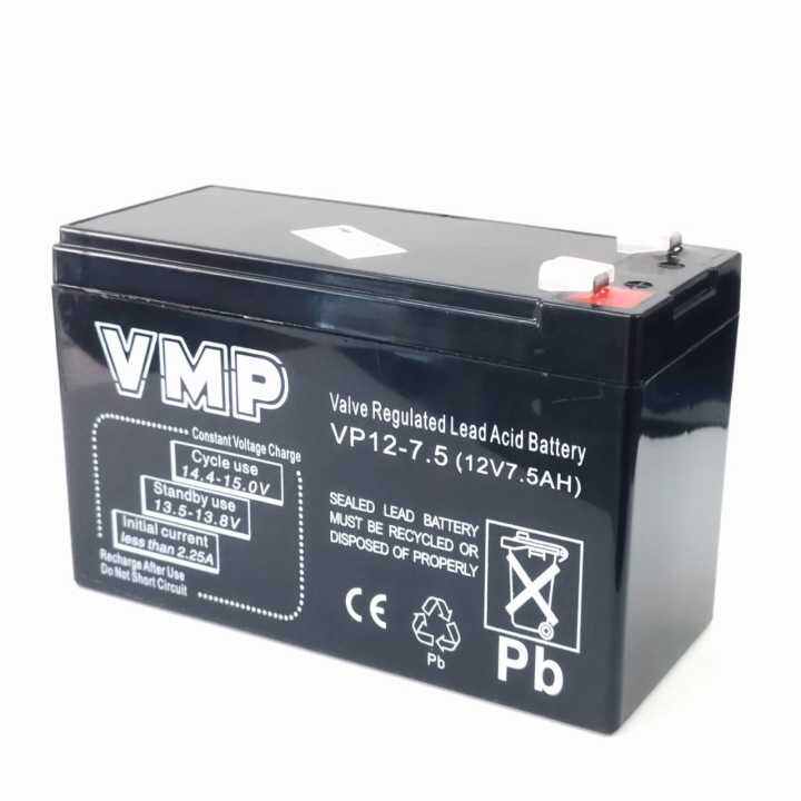 Battery Accu 12V VMP 7.5Ah Baterai Aki UPS 7,5Ah | Lazada Indonesia