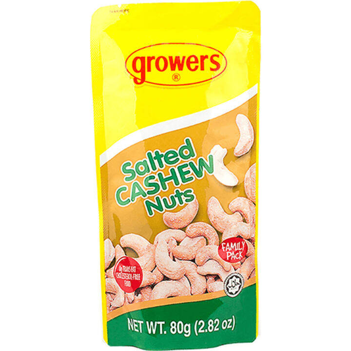 Growers Salted Cashew Nuts 80g | Lazada PH
