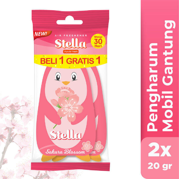 Stella Fun & Fresh Sakura Blossom - Pengharum Mobil yang Unik dan ...
