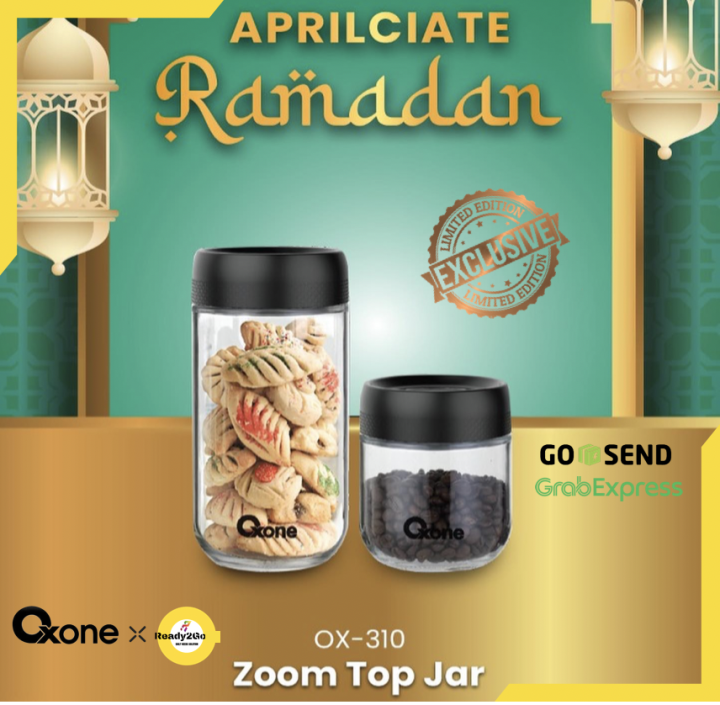 OXONE OX-310 Zoom Top Jars | Toples Kue Kering OX310 | Jar Biskuit ...