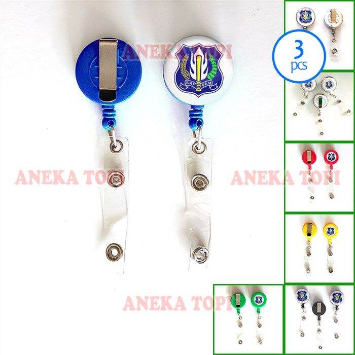 ID Card Yoyo Logo Satpam Gantungan ID Card Holder Satpam Security ...