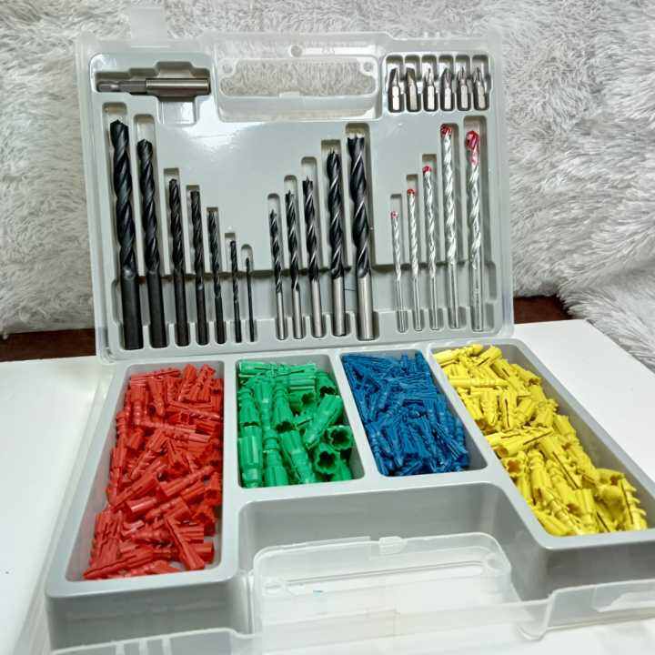 Mata Bor Set Besi Kayu Tembok dan Mata Obeng Fisher/ Mata Bor Set Besi ...