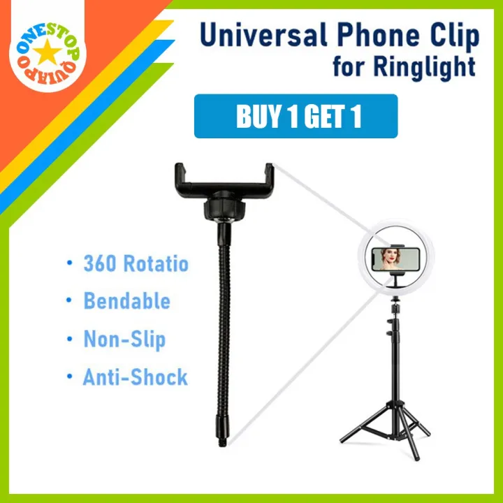 OSQ Universal Phone Clip Smartphone Live Broadcast Clamp Holder ...