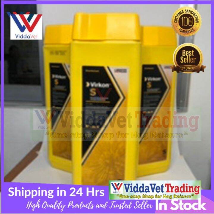 Viddavet Phil 5 kgS VIRKON S canister disinfectant Virkon solution ...