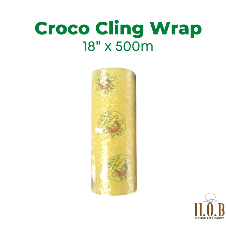 Croco Food Wrap/ Croco Cling Wrap 18" x 500m per roll PVC Plastic Orig ...