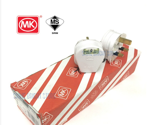 MK 646 WHI 13A Heavy Duty 3 PIN Bakelite PLUG TOP / MK 646 13A 3PIN ...