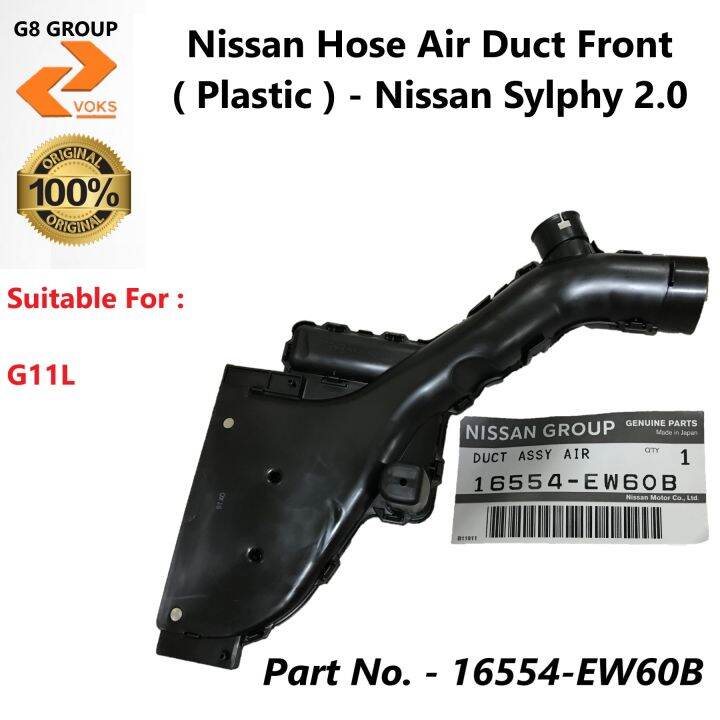 Nissan Hose Air Duct Front ( Plastic ) - Nissan Sylphy 2.0 ( 16554 ...