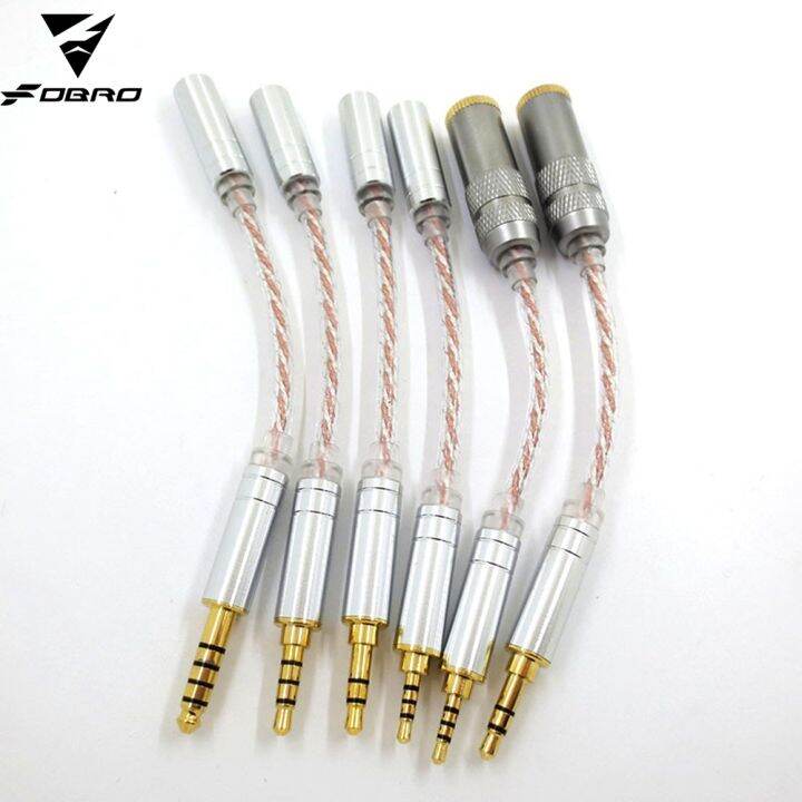【audio cable】 FDBRO Nwe HIFI Balanced Audio Cable Male 2.5mm To 3.5mm 4 ...