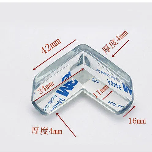 Japan's right angle anti-collision sticker sharp angle right angle ...