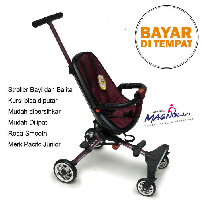 Magic Stroller Kereta Dorong Bayi Anak Balita Micro Trike - Roda Lebar ...