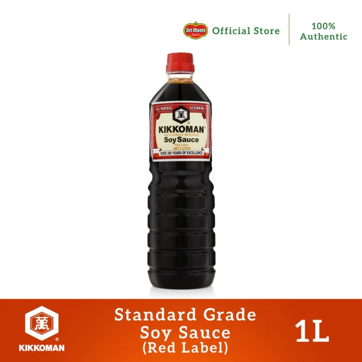 Kikkoman Standard Grade Soy Sauce (Red Label) 1L | Lazada PH