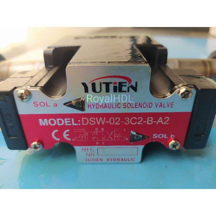 selenoid operated directional valve / solenoid valve hydraulic dsw-02-3c2-b-ac220 hidrolik ...