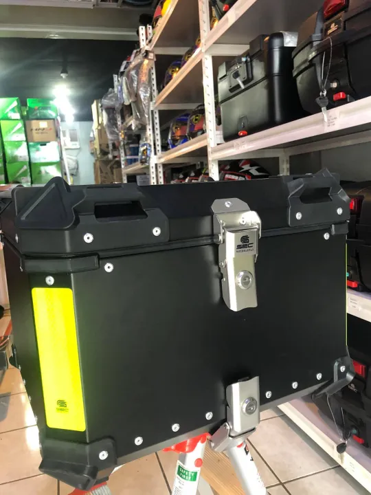 45L SEC NEO 8 SERIES Alloy box (w/ backrest) (black only) | Lazada PH