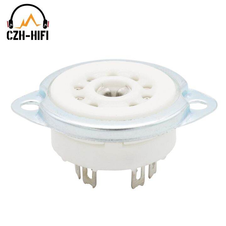 9Pin B9A Tube Socket Ceramic Valve Base For 12AX7 EL84 5670 ECC82 ECC83 ...