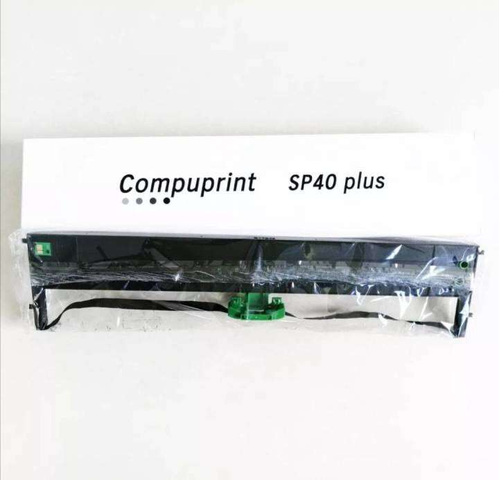 ผ้าหมึกสำหรับเครื่องพิมพ์สมุดเช็ค Compuprint SP40 Plus ผ้าหมึกหมึกดำ ...