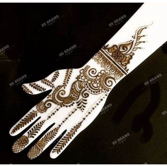 Acrylic Practice Henna/Inai Hand Template (Can Reusable) | Lazada