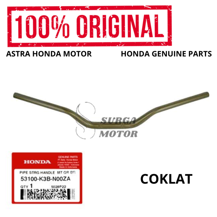 Stang Stir Pipe Steering Handle Honda CB150X Coklat Original AHM 53100-K3B-N00ZA Setang Pipa ...