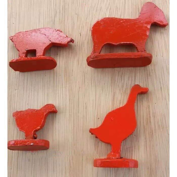 BISA COD!TARGET METAL SILUET METSIL HEWAN 4 EKOR BINATANG METSIL HEWAN ...