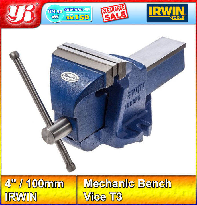 IRWIN 4"/ 100mm Mechanic Bench Vice T3 | Lazada