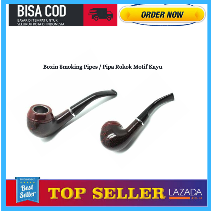 Boxin Smoking Pipes / Pipa Rokok Motif Kayu / Pipa Rokok Unik -Pipa ...