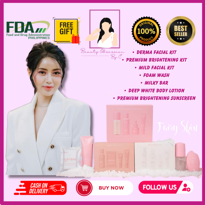 ONHAND | FAIRYSKIN Sunscreen Derma Set Facial Mild Kit Milky Bar ...