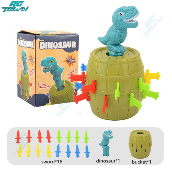 RCTOWN Pirate Funny Barrel Novelty Toy Bucket Random Pop Up Pirate Game ...