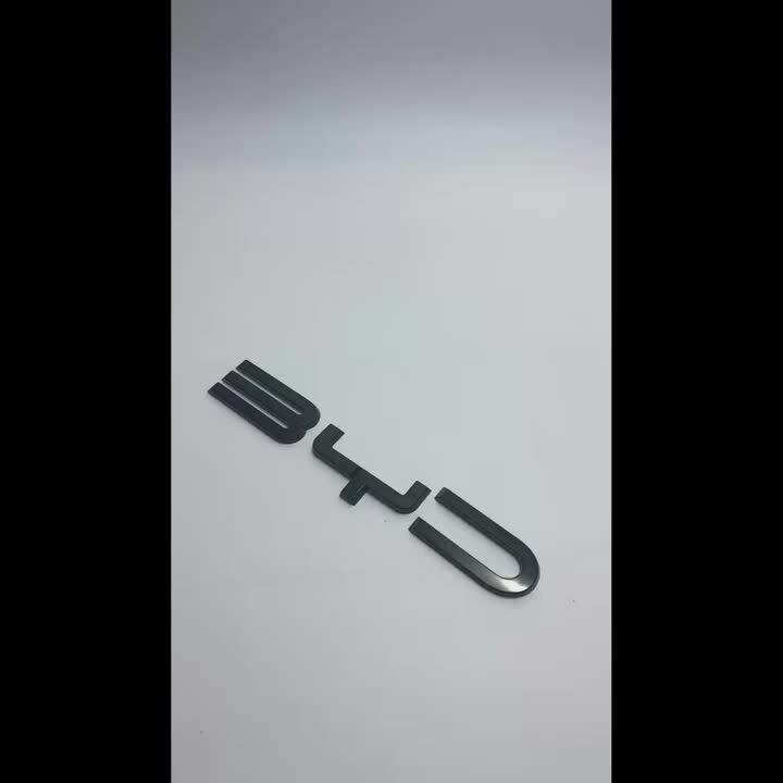BYD ATTO3 YUAN PLUS 3D ABS Sticker Car Front Emblem Badge Decals For ...