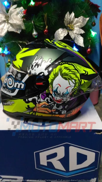 RD HELMET CZR #4 JOKER (MATTE GREEN) | Lazada PH