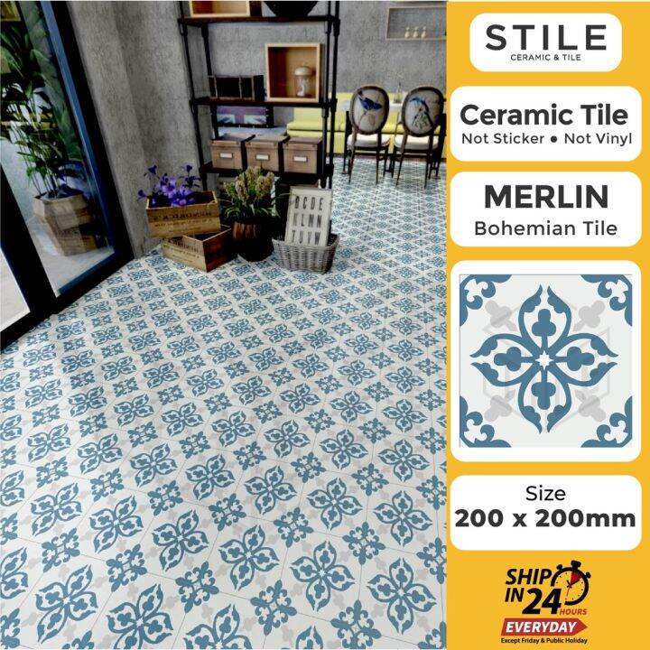 [REAL TILE] Merlin Bohemian Mosaic Tiles /Mozek/Ceramic Tiles/Mozek ...