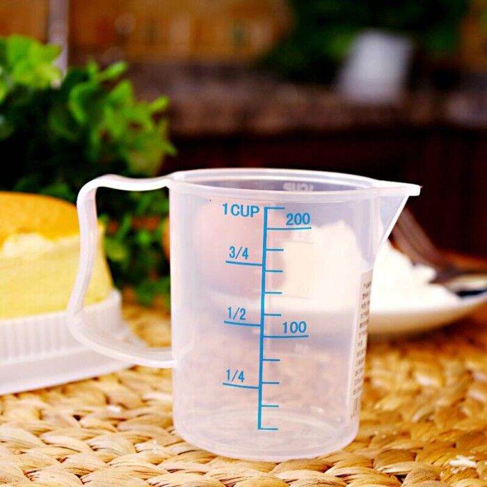 Sanneng SN4701 - Plastic Measuring Cup / Gelas Ukur 200ml / 200cc ...