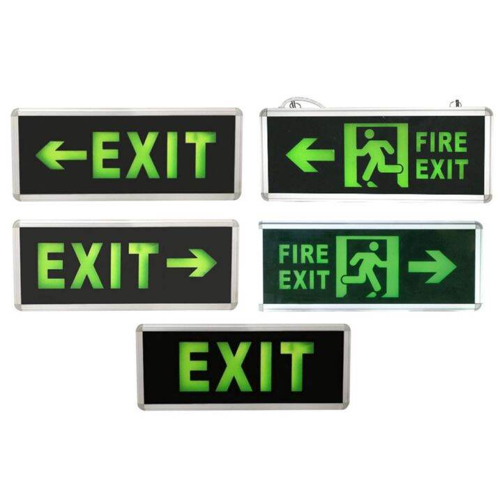 Exit Signs LED Glass Type 220V | Lazada PH