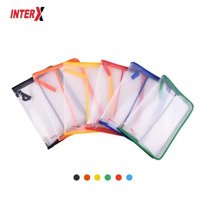 InterX Zipper Bag ZBX-100F / Map zipper file interX / zipper bag InterX | Lazada Indonesia