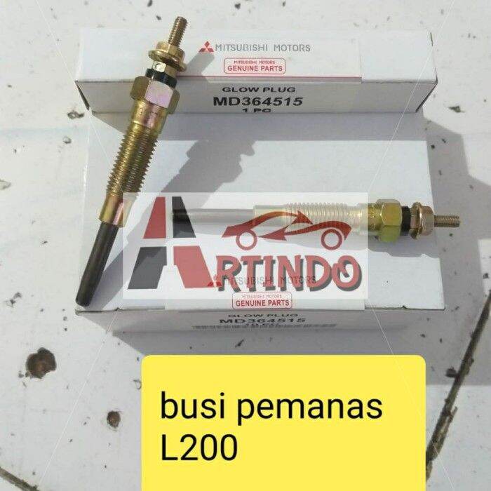 busi pemanas mitsubishi L200 strada. glow plug L200 triton 2.8cc 4M40 ...