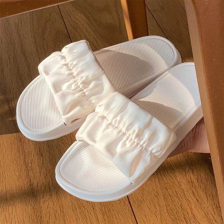 HOT sale ins Indoor Home Thin Strip Rubber Slippers for women slip on ...