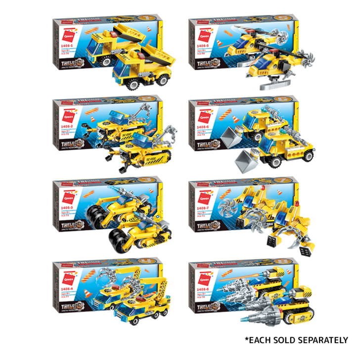 QMAN Building Blocks The legend of Chariot Trans Collector Playset ...