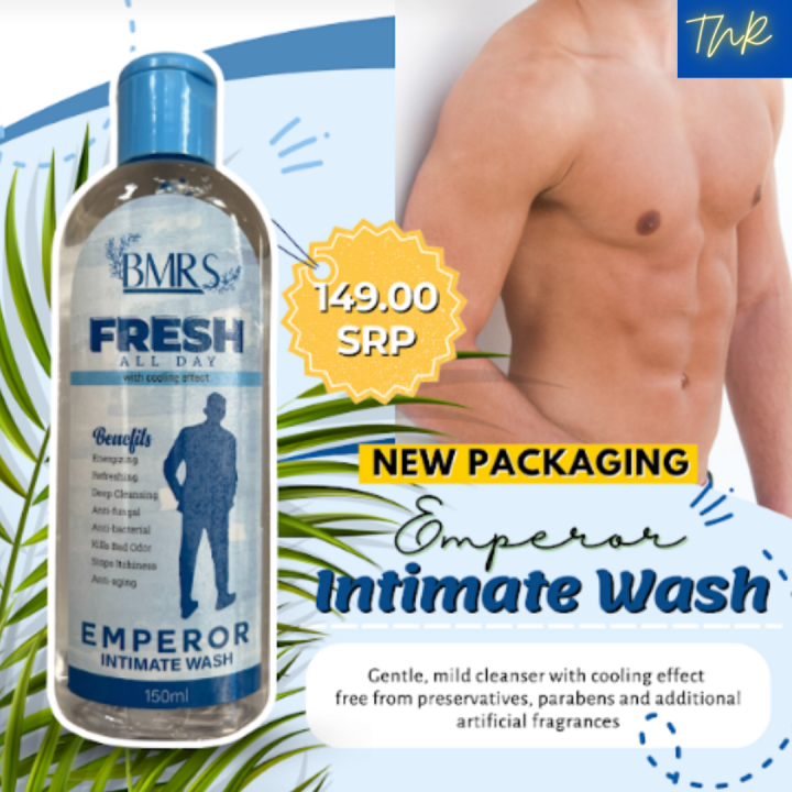 BMRS Fresh All Day EMPEROR INTIMATE WASH 150ml with Cooling Effect ...