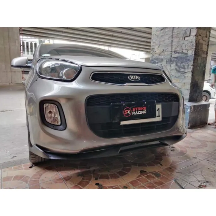 Kia Picanto Front Bumper Chin Diffuser Bodykits | Lazada PH