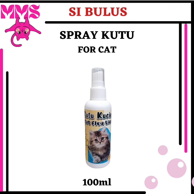 Si Bulus Spray Kutu Kucing # Cat Flea Lice # Organic & Non-Toxic # For ...