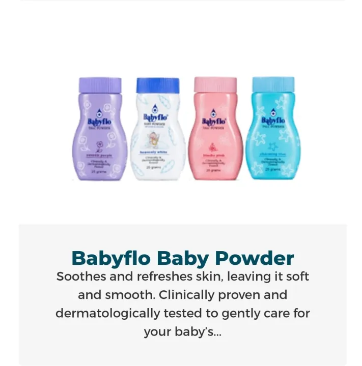 Babyflo Baby Powder100g | Lazada PH