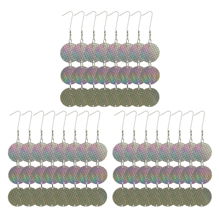 72PCS Bird Repellent Discs Reflective Hanging Device to Keep Birds Away ...