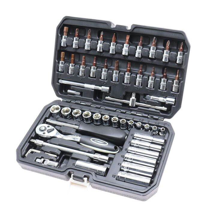 kunci shock set Kunci sok 53PCS Set Socket (1/4 ") Full Lengkap Socket ...